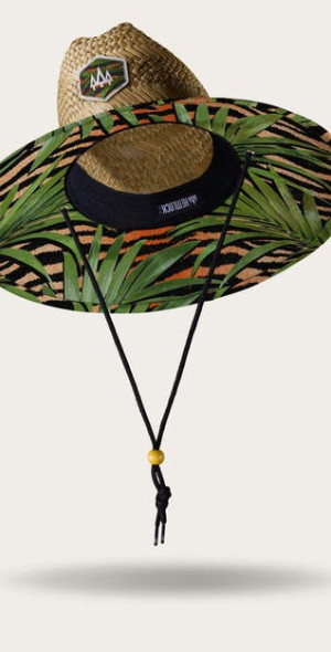 Hemlock - Java Straw Lifeguard Hat in Tiger Palm at Nordstrom