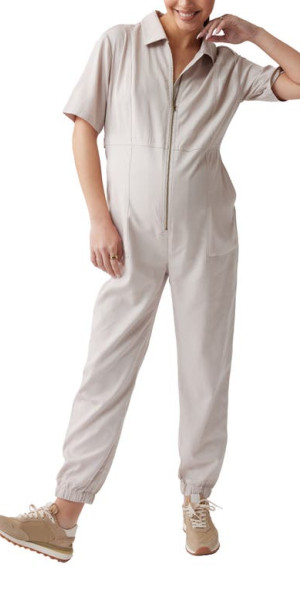 Ingrid & Isabel® - Ingrid & Isabel Utility Twill Maternity Jumpsuit in ...