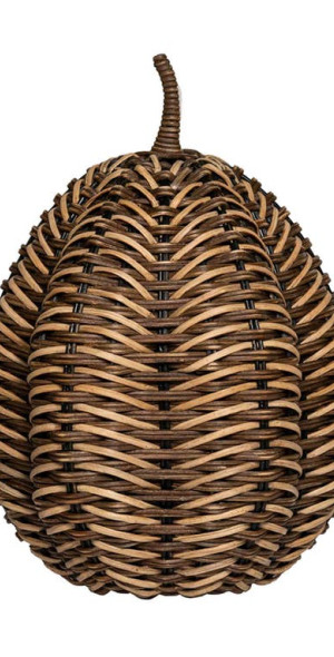 Juliska - Devon Willow Large Wicker Pumpkin in Brown at Nordstrom