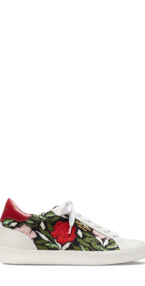 kate spade new york - ace rose needlepoint sneaker in Rose Garden at ...