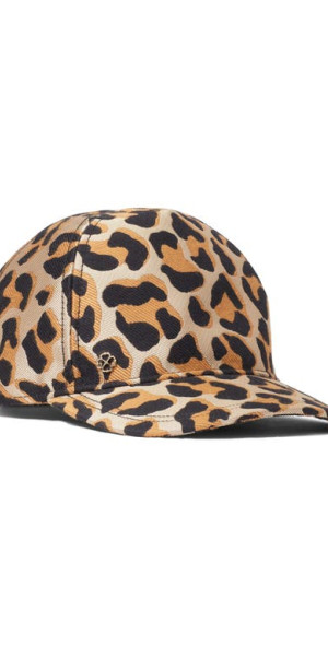 Kate Spade New York - leopard brocade baseball cap in Natural