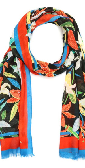 Kate Spade New York - summer lilies oblong scarf in Multi