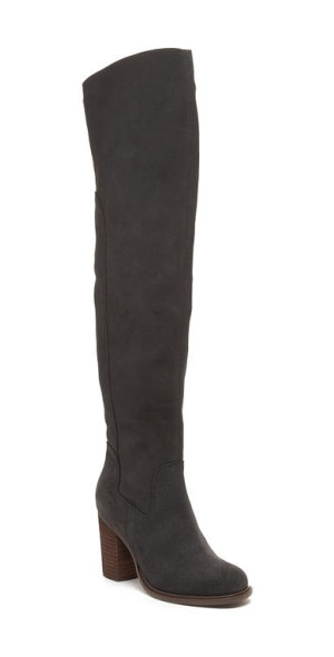 Kelsi Dagger Brooklyn - Logan Over the Knee Boot in Graphite at Nordstrom