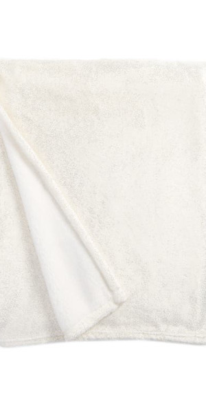 Levtex - Sparkle Metallic Throw in Silver