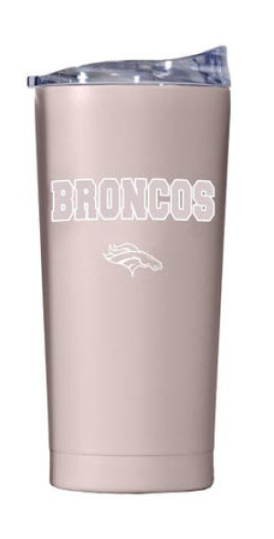 LOGO BRANDS - Denver Broncos 20oz. Fashion Color Tumbler in Light Pink ...