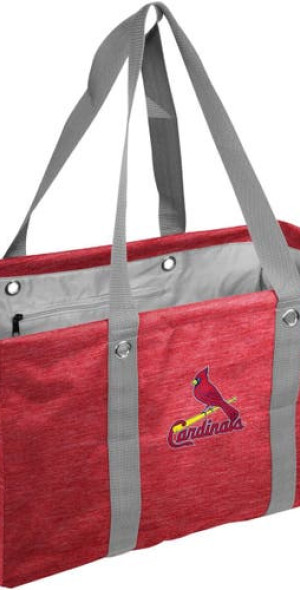 LOGO BRANDS - St. Louis Cardinals Crosshatch Picnic Caddy Tote Bag at ...