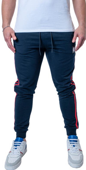 Maceoo - Leo Logo Stripe Joggers in Blue at Nordstrom