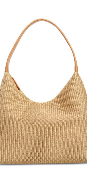 Mansur Gavriel - Candy Raffia Shoulder Bag in Natural at Nordstrom