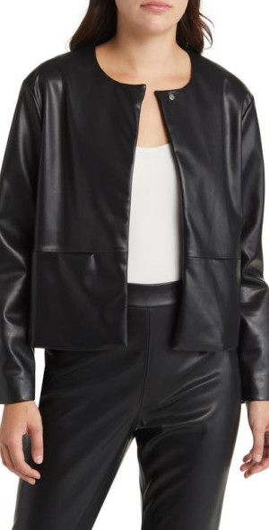 Masai Copenhagen - Jenali Faux Leather Jacket in Black at Nordstrom