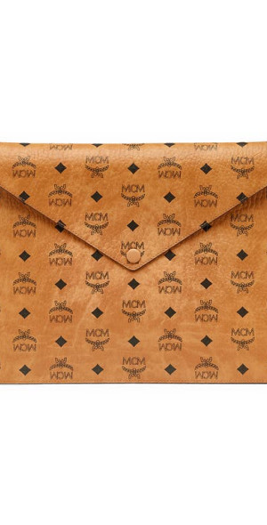 MCM - Visetos Coated Canvas Tablet Sleeve in Cognac at Nordstrom