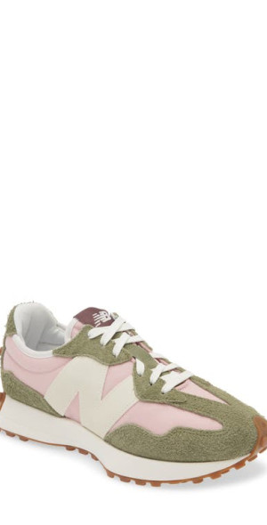 New Balance - 327 Sneaker in Green/Black