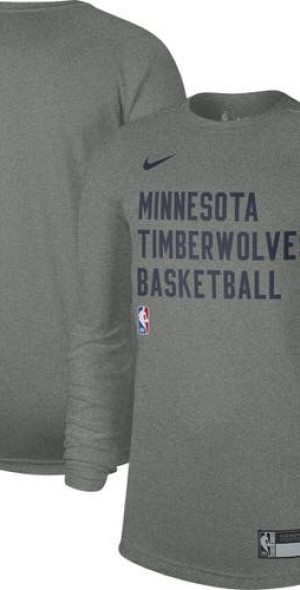 Nike - Unisex Heather Gray Minnesota Timberwolves 2023/24 Legend On ...