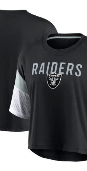 Nike - Women's Black/White Las Vegas Raiders Nickname Tri-Blend ...