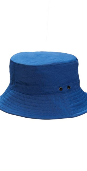 OUR LEGACY - Bucket Hat in Cobalt Dense Liquid Nylon