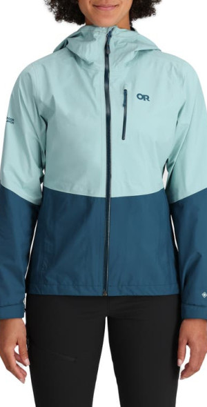 Outdoor Research - Aspire II Colorblock Gore-Tex® Rain Jacket in Sage ...