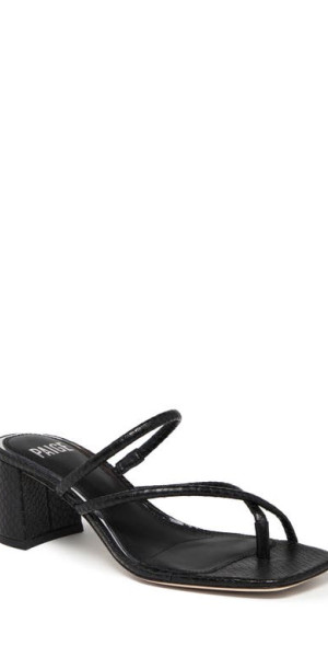 PAIGE - Vanessa Strappy Sandal in Black at Nordstrom