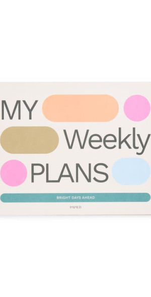 Papier - My Weekly Plans Desk Planner in Multi at Nordstrom