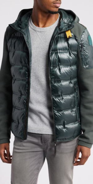 Parajumpers - Gyles Water Repellent Down Jacket in Green Gables at ...