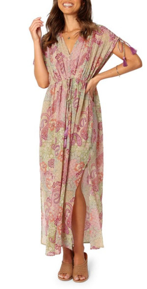 Petal & Pup - Cyril Print Maxi Dress in Iris Oasis at Nordstrom