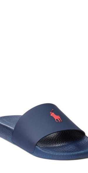 Polo Ralph Lauren - Polo Slide Sandal in Navy/Red Pp