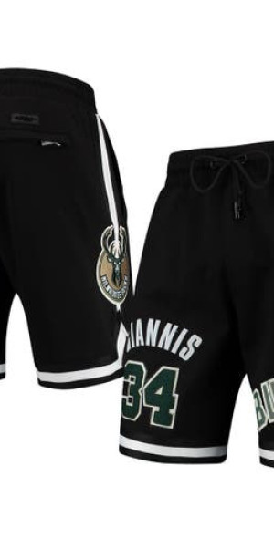 PRO STANDARD - Men's Pro Standard Giannis Antetokounmpo Black Milwaukee ...