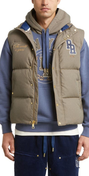 PUMA - x Rhuigi Puffer Vest in Persian Blue at Nordstrom