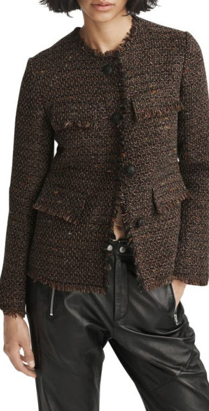rag & bone - Ezra Linton Tweed Blazer in Brown at Nordstrom