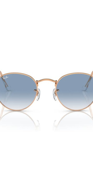 Ray-Ban - 47mm Gradient Round Sunglasses in Blue Gradient