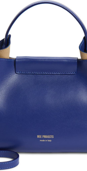 Ree Projects - Mini Elieze Leather Shoulder Bag in Deep Blue at Nordstrom