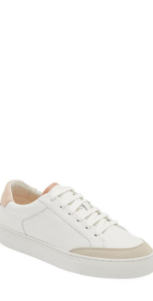 Reiss - Ashley Sneaker in White/Mineral Pink at Nordstrom