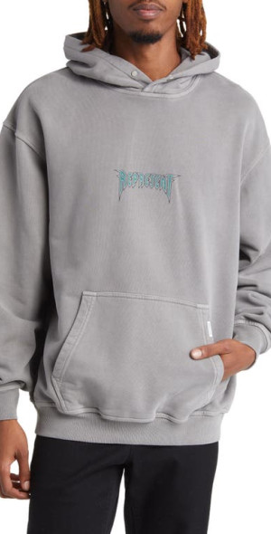 Represent - Rock Logo Hoodie in Ultimate Grey