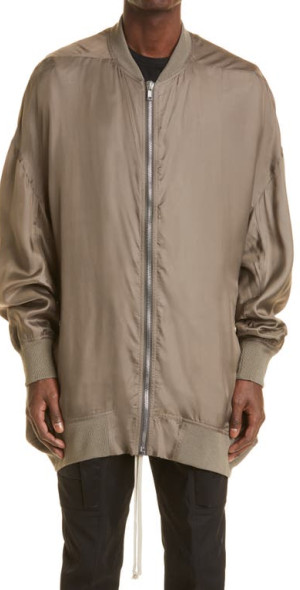 Rick Owens - Jumbo Peter Flight Jacket in Dust at Nordstrom, Size 42 Us