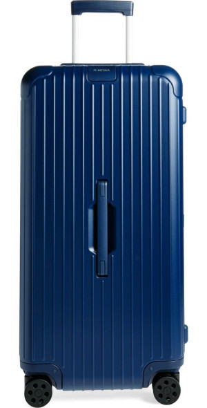 RIMOWA - Essential Trunk Plus 32-Inch Wheeled Suitcase in Matte Blue at ...