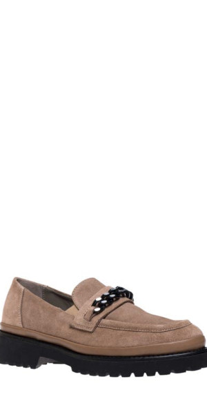 Ron White - Renee Chain Detail Weatherproof Loafer in Mink at Nordstrom