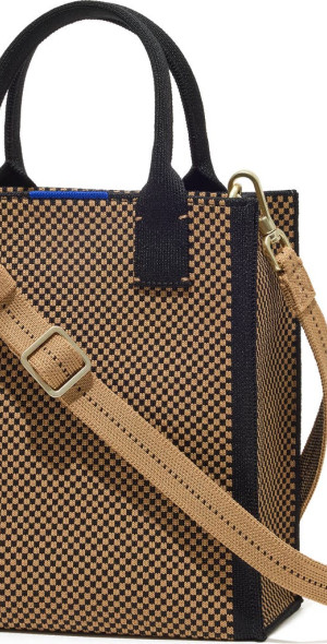 Rothy's - The Petite Classic Tote in Wren Micro Check at Nordstrom