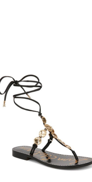 Sam Edelman - Deirdre Ankle Wrap Sandal in Black at Nordstrom