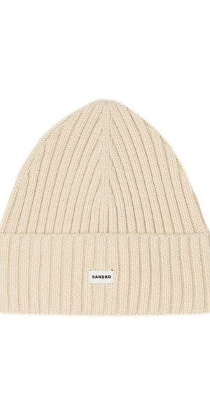 SANDRO - Knit hat in Ficelle at Nordstrom