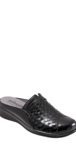 SoftWalk® - SoftWalk 'San Marcos' Clog in Black Burnished at Nordstrom