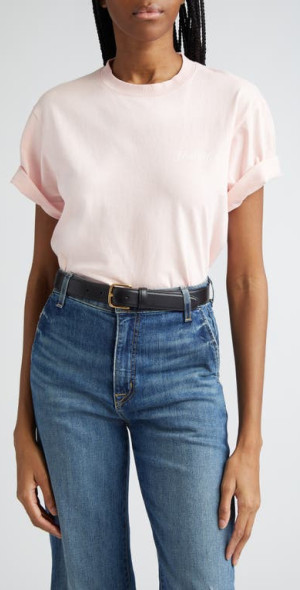 Sporty & Rich - Rizzoli Health Club Cotton T-Shirt in Ballet at Nordstrom