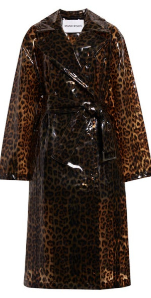 Stand Studio - Henriette Leopard Print Raincoat at Nordstrom