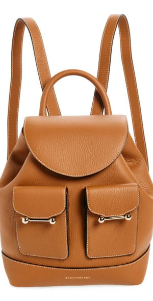 Strathberry - Osette Leather Backpack in Tan at Nordstrom