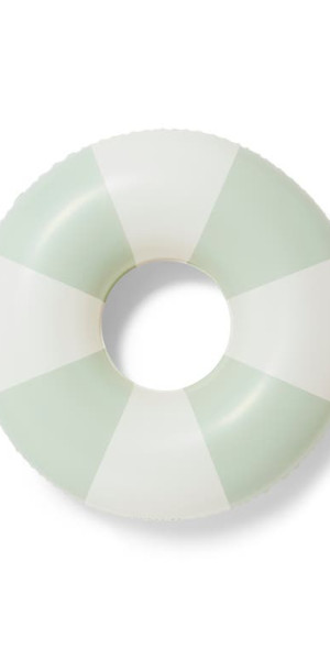 Sunnylife - The Vacay Inflatable Pool Ring in Soft Olive Stripe at ...