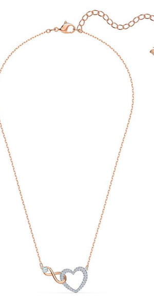 Swarovski - Infinity Heart Necklace in Crystal at Nordstrom