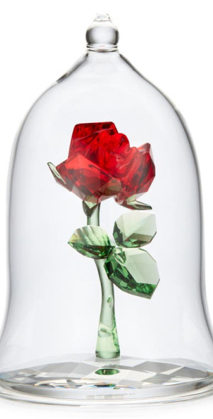 SWAROVSKI - x Disney Beauty and the Beast Crystal Enchanted Rose in Red ...