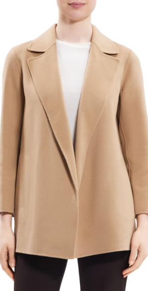 Theory - Clairene Wool & Cashmere Jacket in Palomino