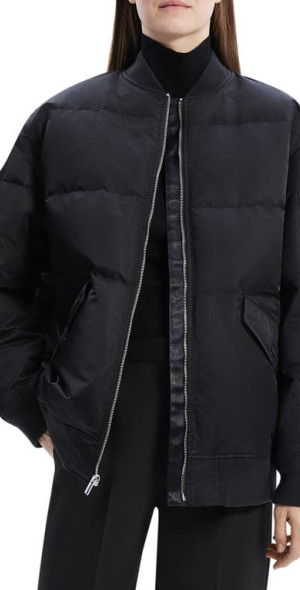 Theory - Puffer Flight Jacket in Black - 001 at Nordstrom, Size Medium
