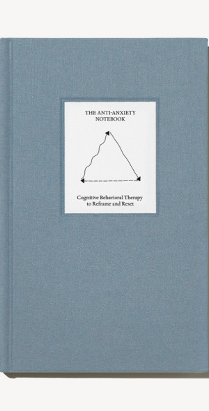 Therapy Notebooks - The Anti-Anxiety Guided Notebook in Dusty Blue at ...