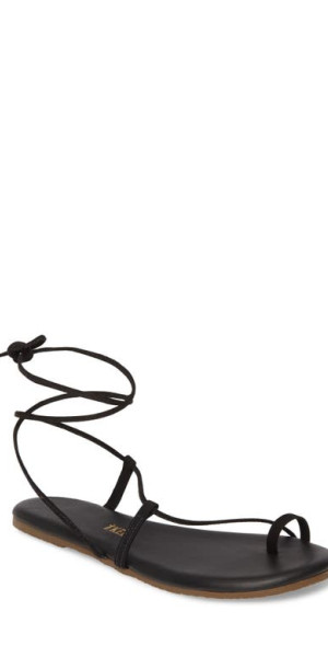 TKEES - Jo Lace-Up Sandal in Black at Nordstrom