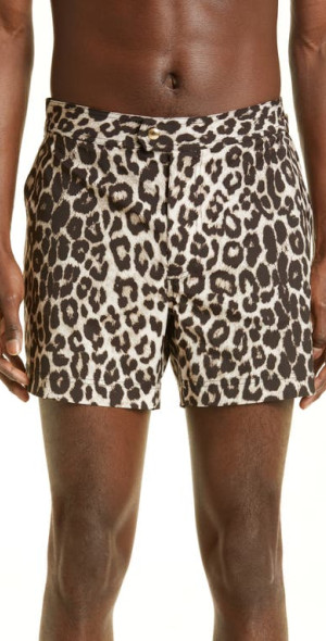 TOM FORD - Snow Leopard Swim Trunks at Nordstrom