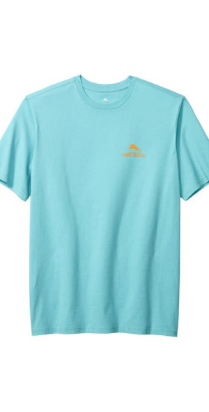 Tommy Bahama - It's Glow Time Stretch Graphic T-Shirt in Milky Blue